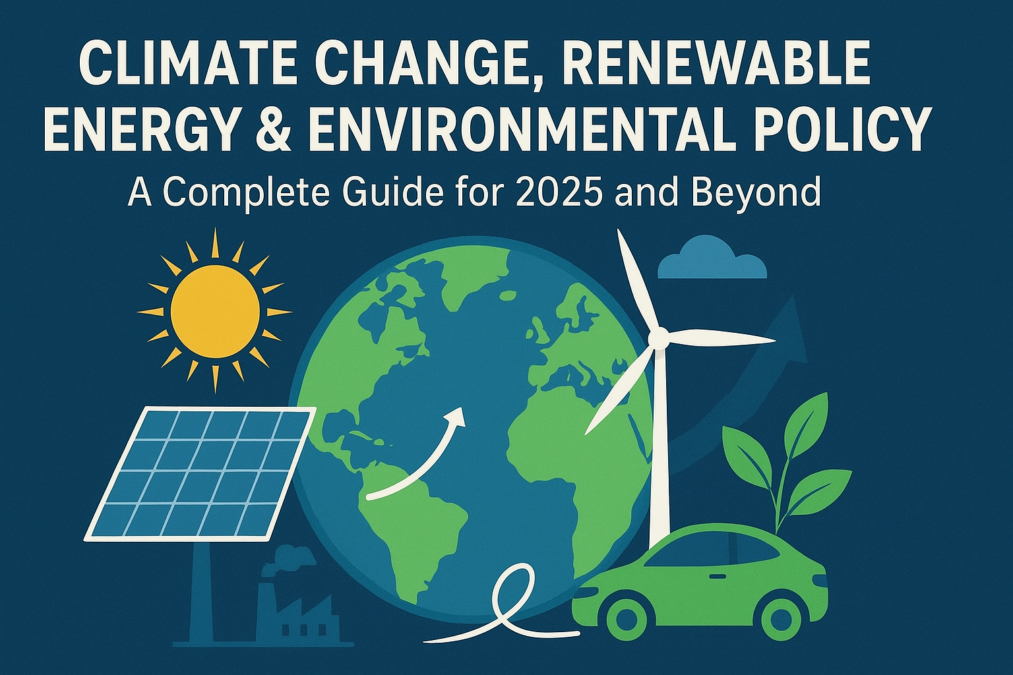 Climate Change, Renewable Energy & Environmental Policy