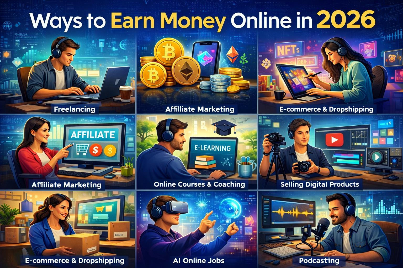 Ways to Earn Money Online in 2026 (Best & Realistic Methods)